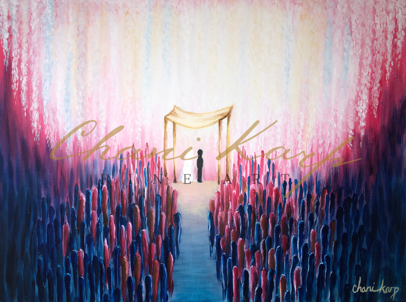 The Chuppa Ceremony - Chani Karp Art